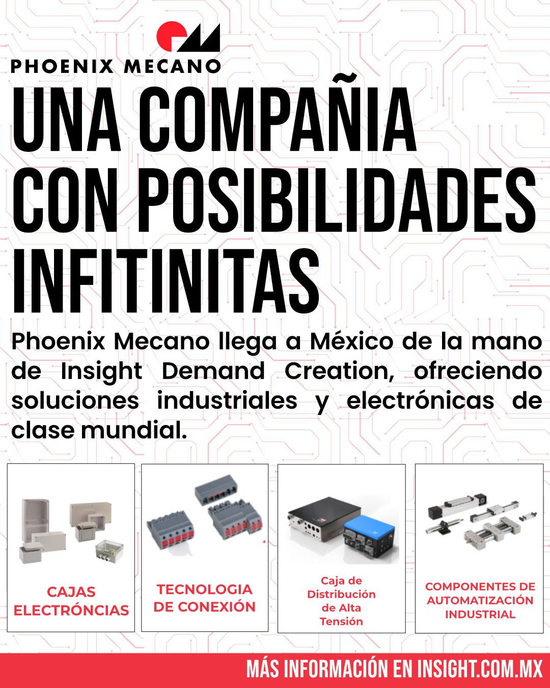 Phoenix Mecano llega a México de la mano de Insight Demand Creation - Oct 01, 2025